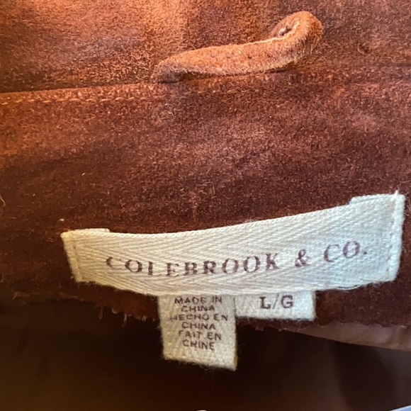 Colebrook | Jackets & Coats | Colebrook Co Suede Leather Jacket Vintage ...